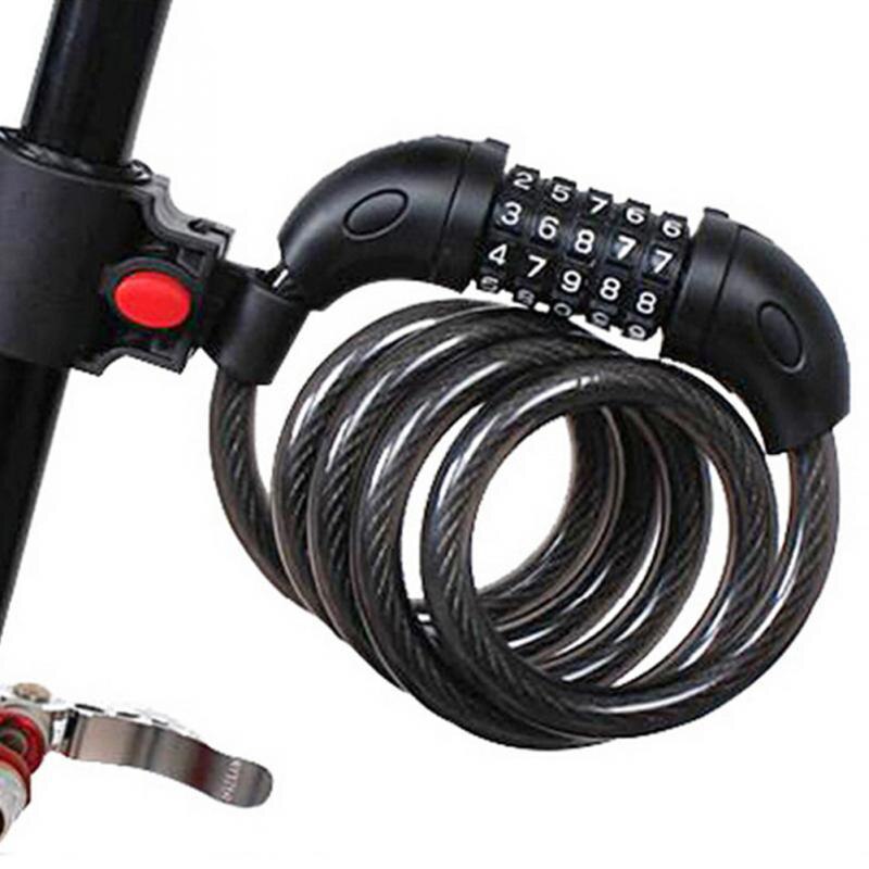 Bike Lock 5 Digit Code Combination Bicycle Securit... – Vicedeal