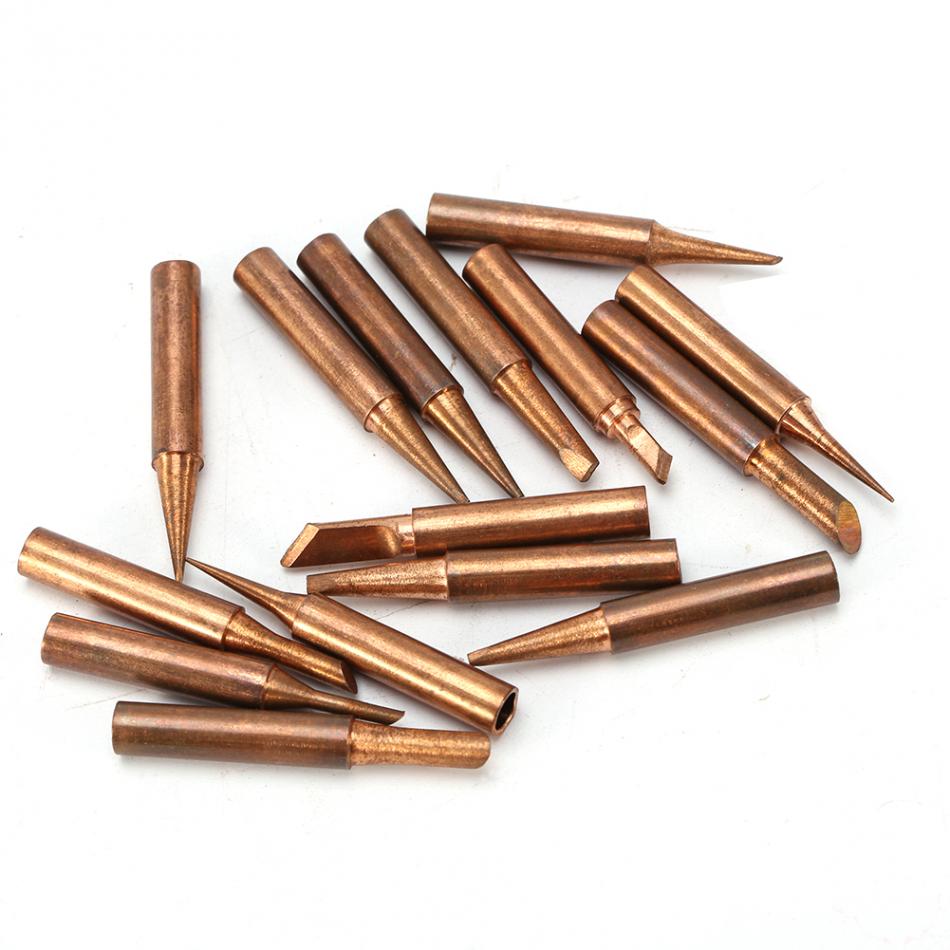 15pcs/set Soldering Tip Lead-free Copper 900M-T Ir... – Vicedeal