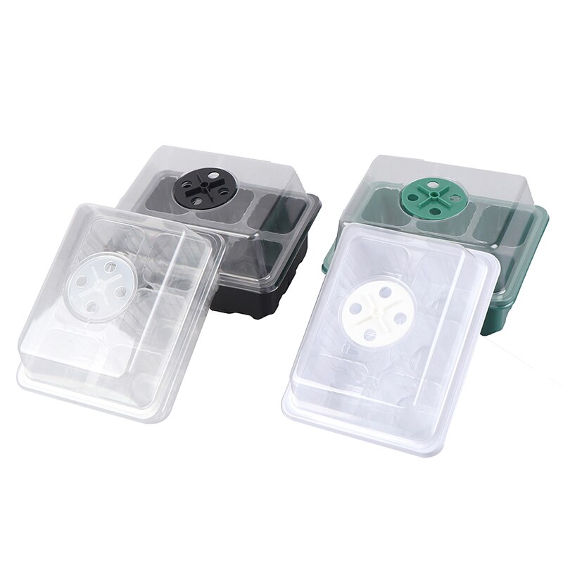 6 Cells Hole Plant Seeds Grow Box gardening hydroponics systems Tray ...