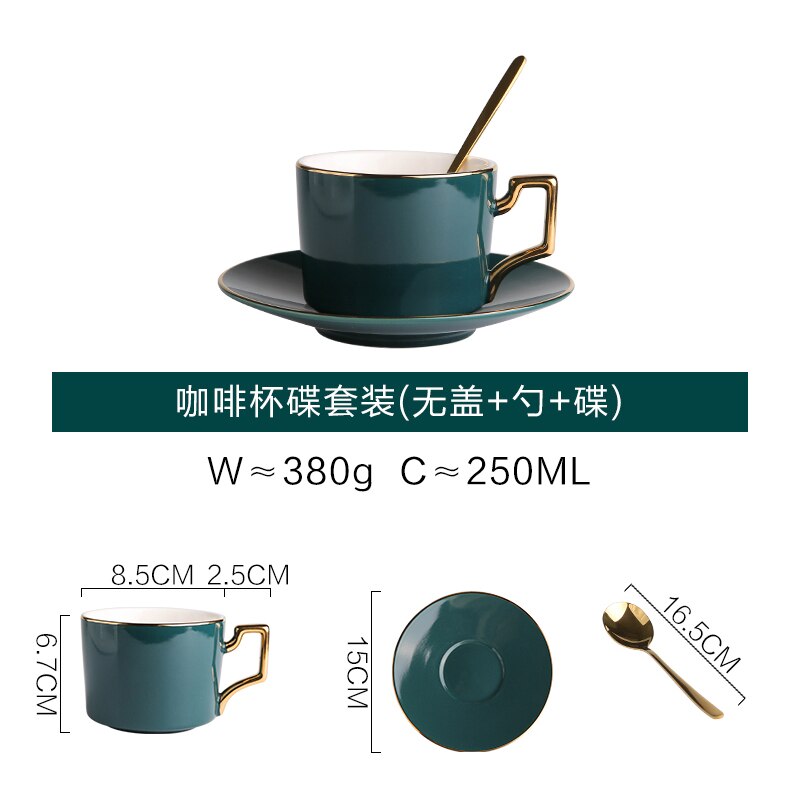Ceramic Coffee Cup Set Porcelain Reusable Party Vi... – Grandado