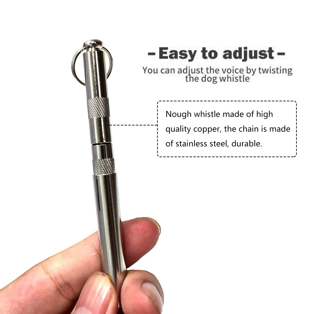 Dog Whistle Adjustable Frequency Ultrasonic Whistl... – Vicedeal
