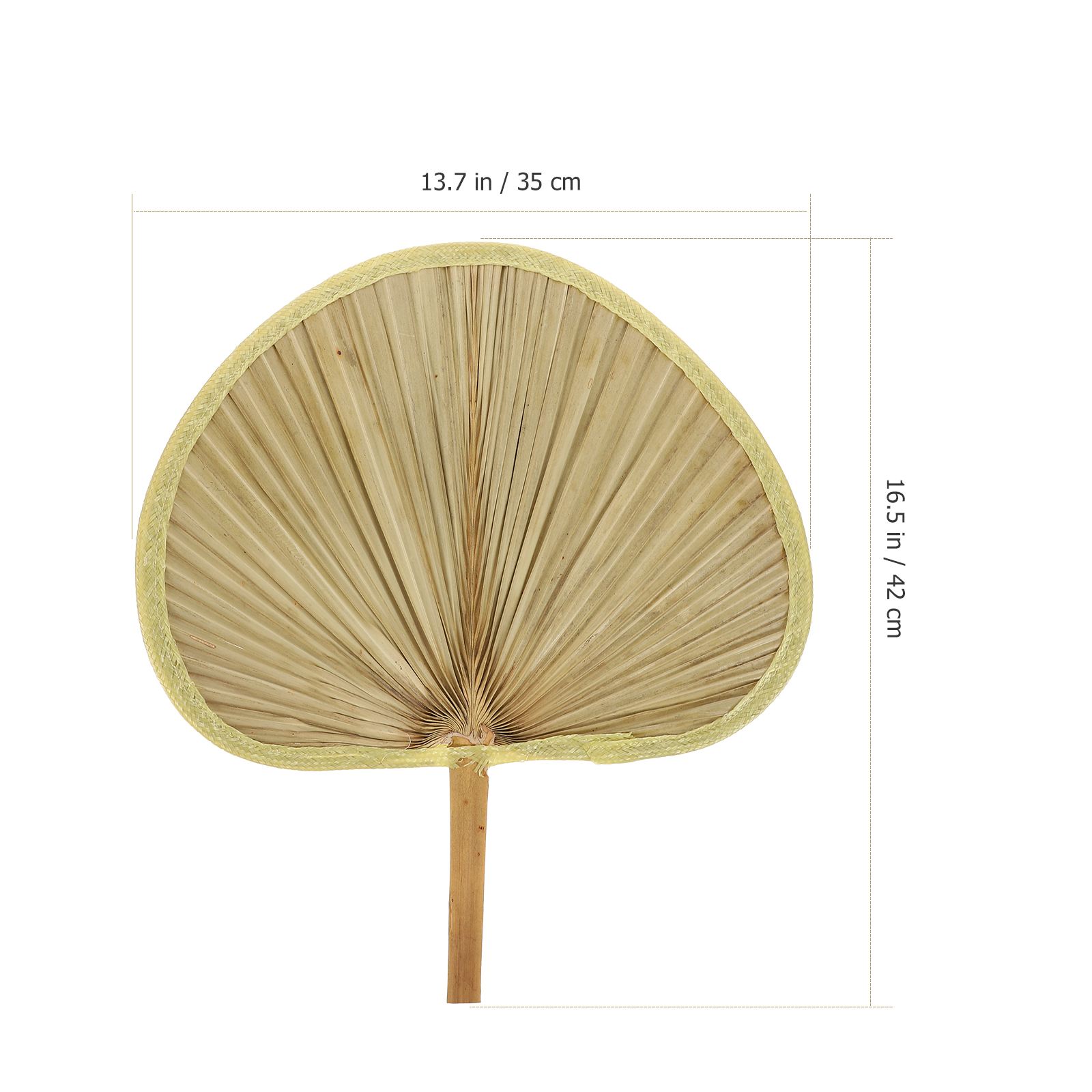 3pcs Natural Banana Fans Banana Leaf Handmade Fans... – Grandado