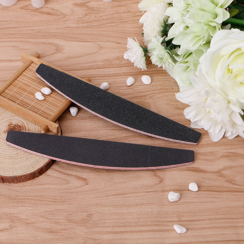 Double Side Comb Curved Shape Nail Files Sanding M... – Grandado