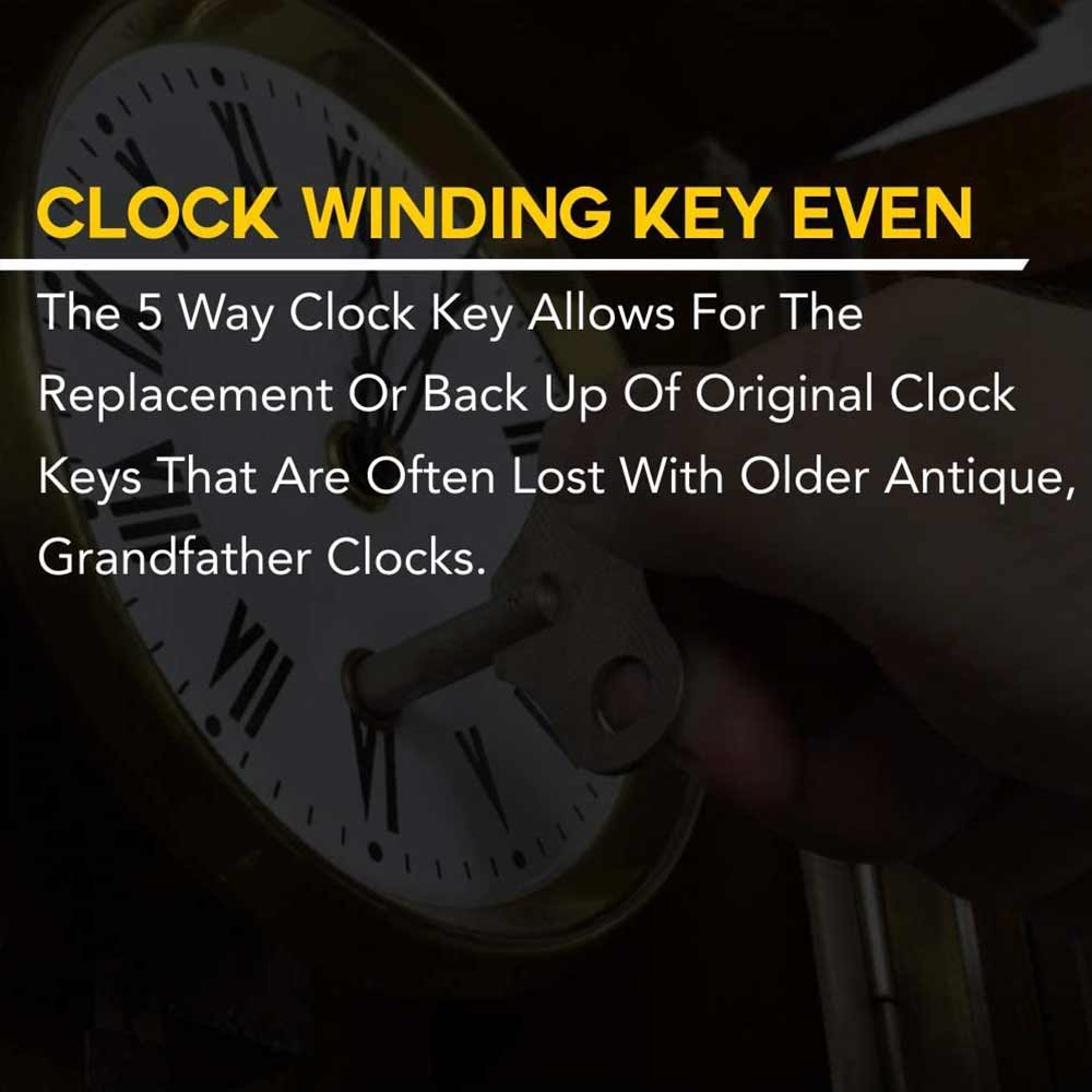 MCDFL EVEN Grandfather Solid Brass Winding Keys Ol... – Grandado