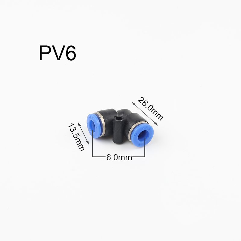 PV L Shaped Elbow Pneumatic Fittings 4/6/8/10/12/1... – Vicedeal