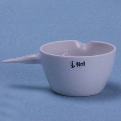 70ml Ceramic Evaporating dish Round bottom with ha... – Vicedeal