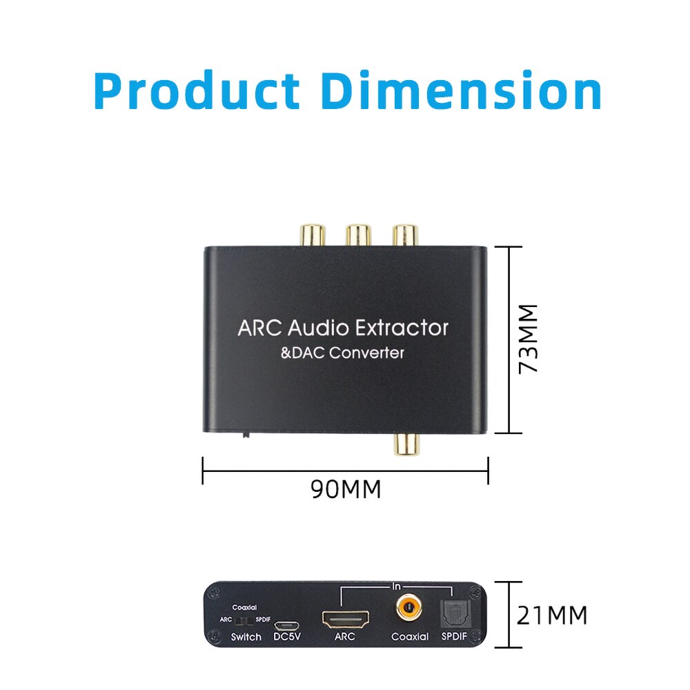Arc Audio Extractor 192Khz Digitale Audio Analoog ... – Vicedeal