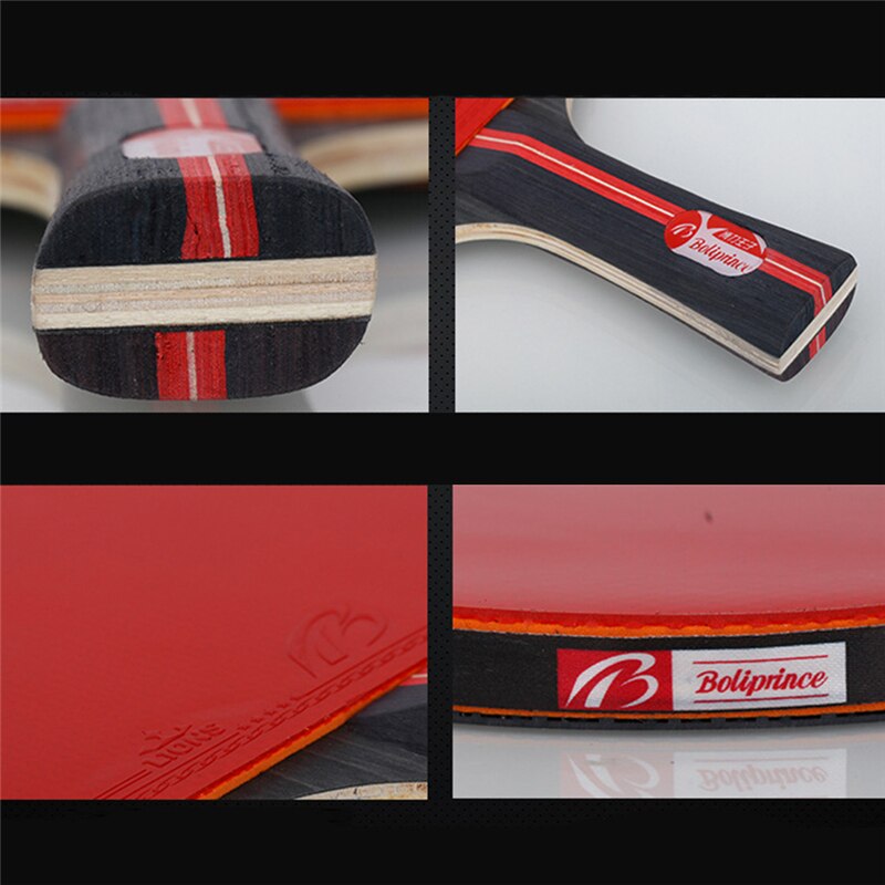 2 stk bordtennisracket rekkert dobbel ansikt kvise... – Grandado