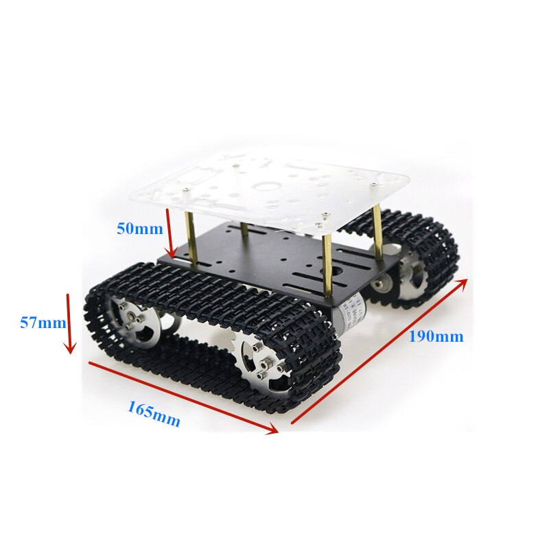 Smart Robot Tank Chassis Tracked Car Platform with... – Grandado