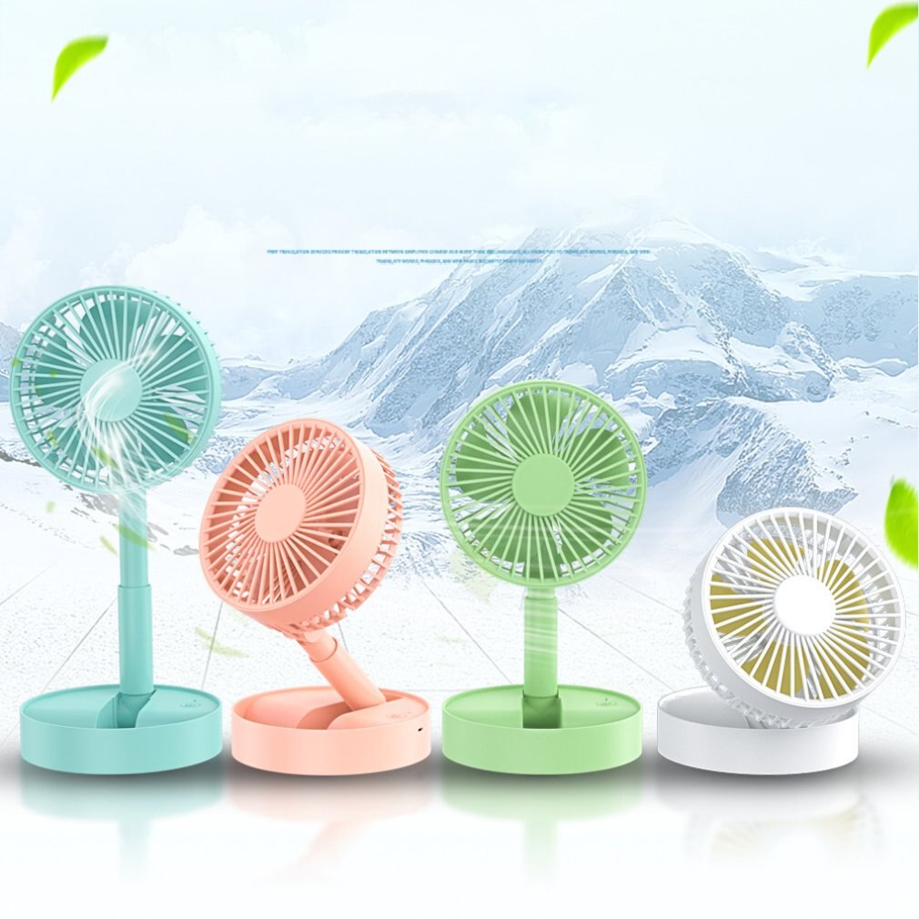 Electric Fan Folding Telescopic Floor Fan Desktop ... – Vicedeal