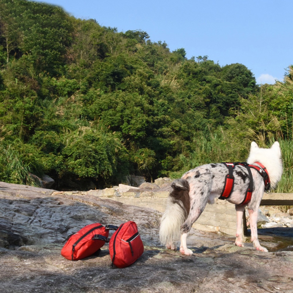 Husdjur utomhus ryggsäck stor hund reflekterande j... – Vicedeal