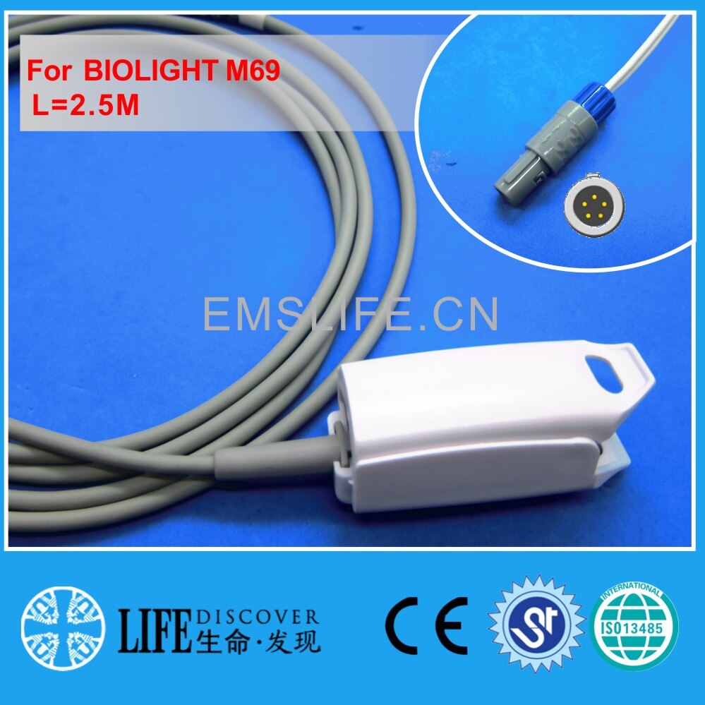 Long cable AWT adult finger clip spo2 sensor for B... – Grandado