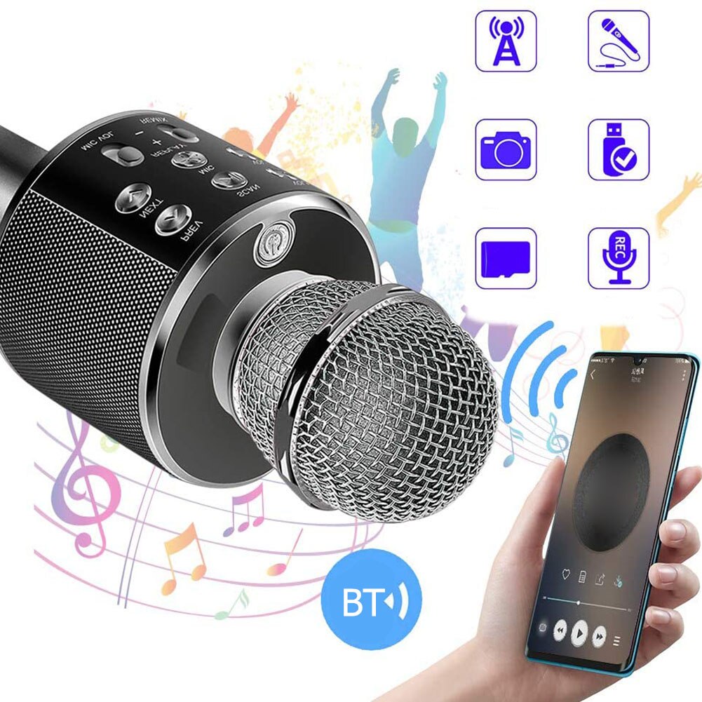 Bluetooth KTV Mikrofon Drahtlose Mikrofon Professi... – Vicedeal