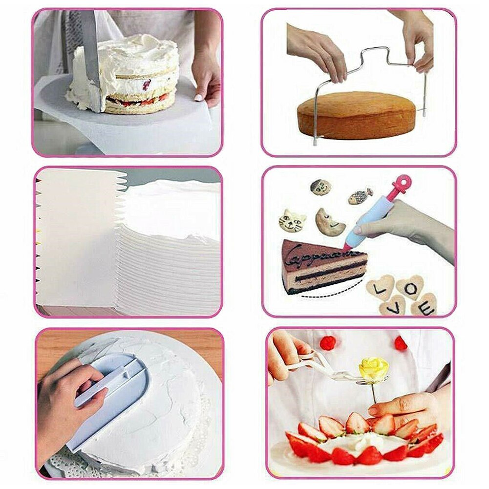 73 pcs Baking Supplies Kit DIY Cake Cupcake Decora... – Vicedeal