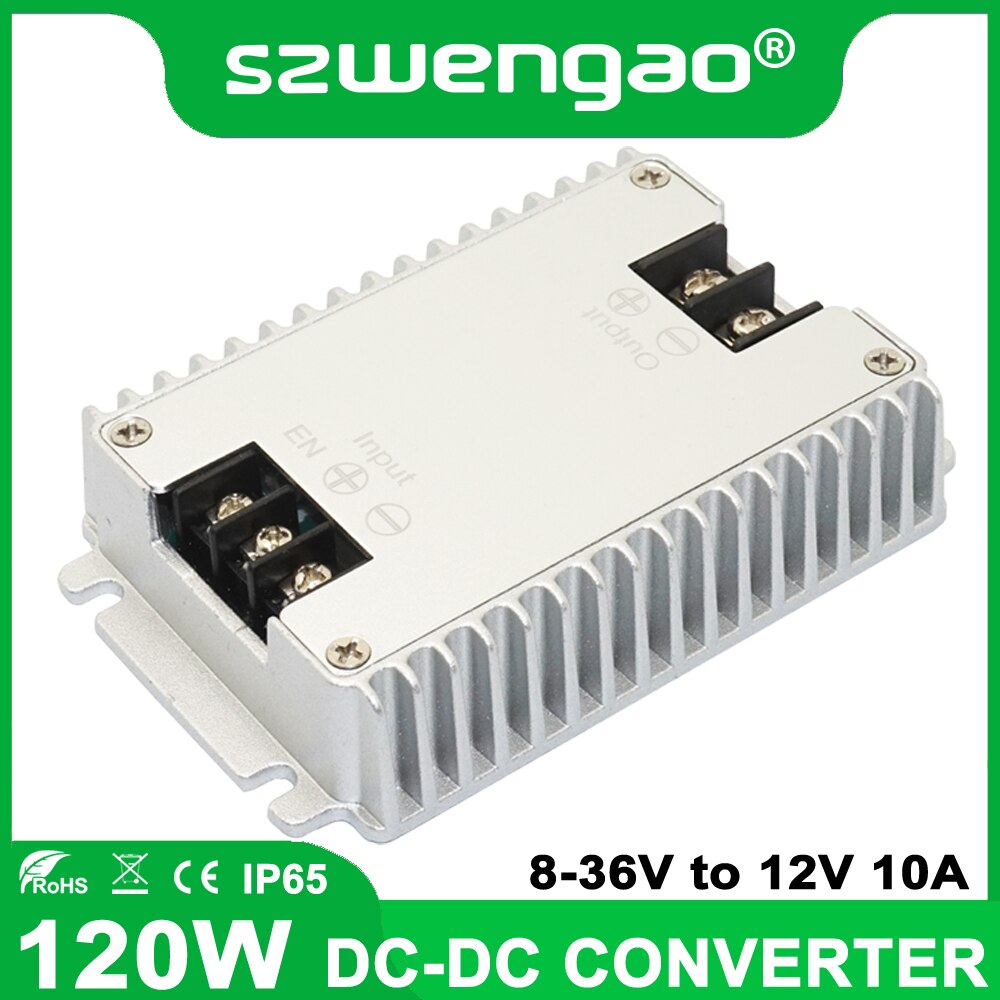 DC 8-36V zu DC 12V 10A Auto Power Converter Invert... – Vicedeal