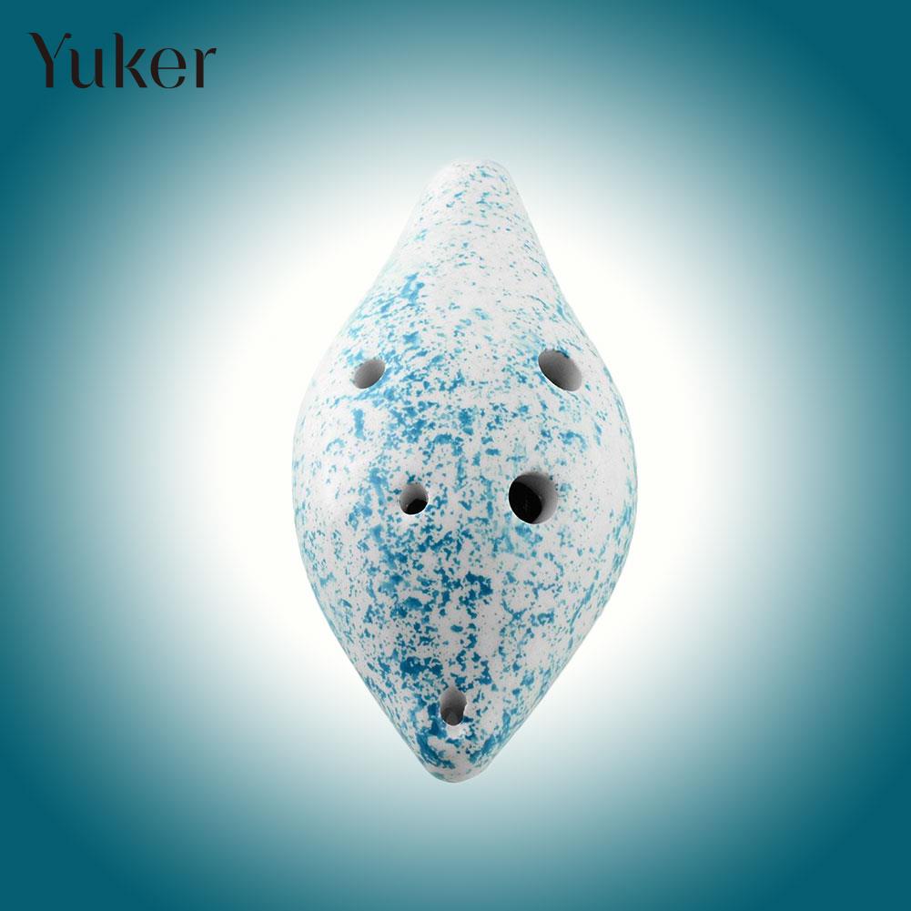 6 Hole Ocarina Musical Instrument Blue D Tone Rive... – Vicedeal