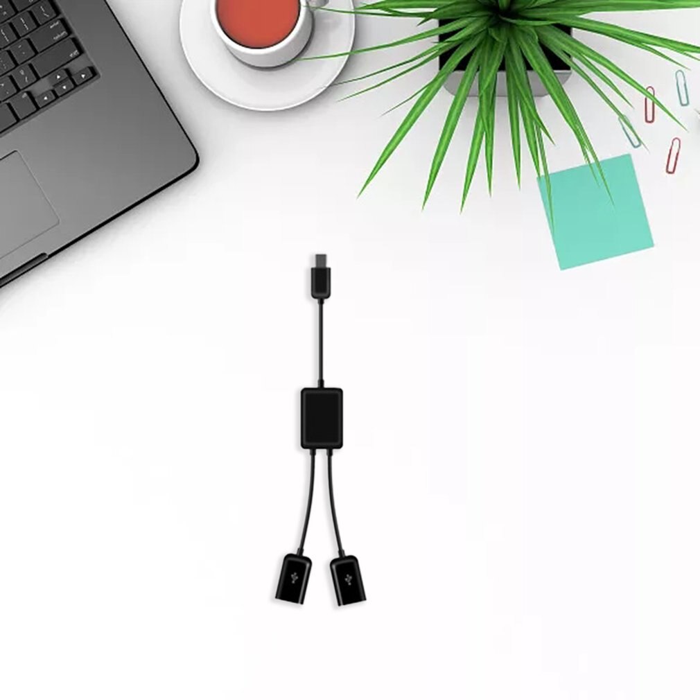 Type C to 2 OTG Dual Port HUB Cable Y Splitter for... – Grandado