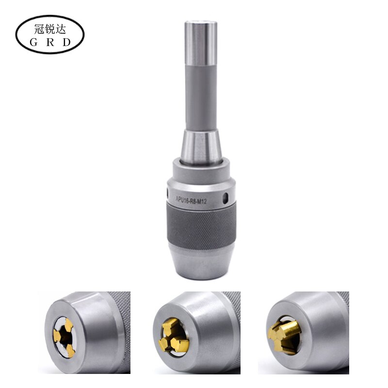 R8 apu cutter shank R8 apu13 apu16 7/16 M12 one-pi... – Vicedeal