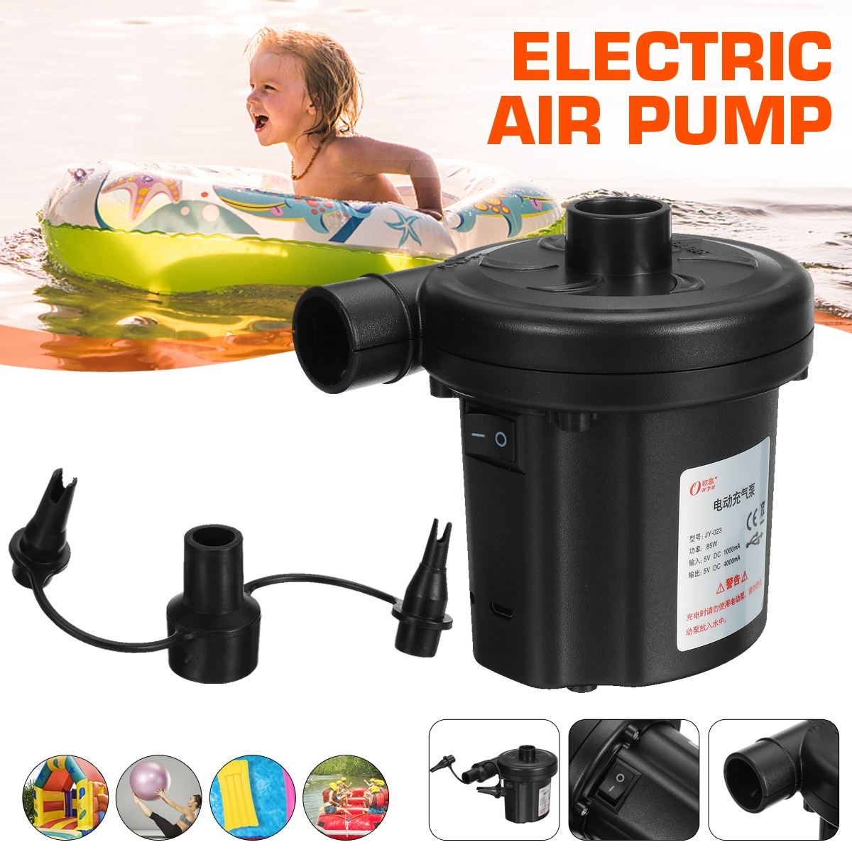 85W Draadloze Auto Opblaasbare Pomp Elektrische Lu... – Vicedeal