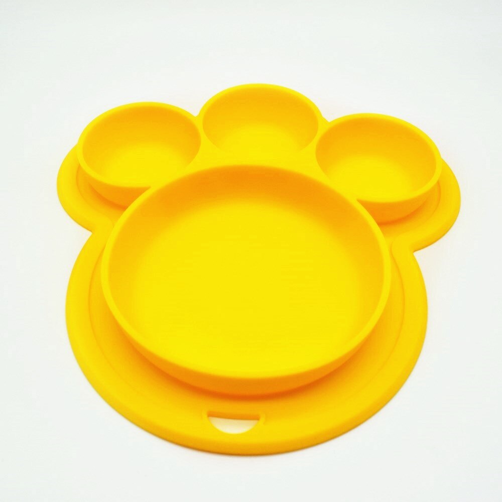 Baby Silicone Plate Feeding Dishes BPA Free Suctio... – Grandado
