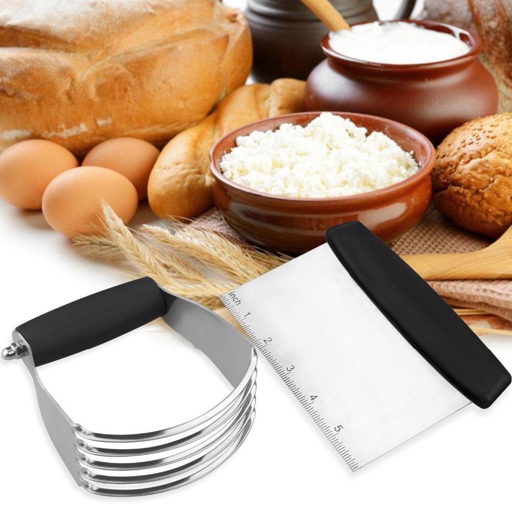 Pastry Cutter Set Pastry Blender and Dough Scraper... – Vicedeal