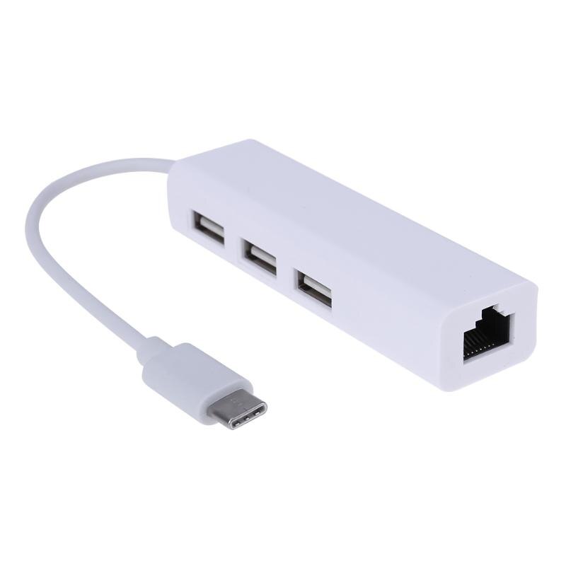 USB 3.1 Type C to Ethernet LAN RJ45 Adapter Networ... – Grandado