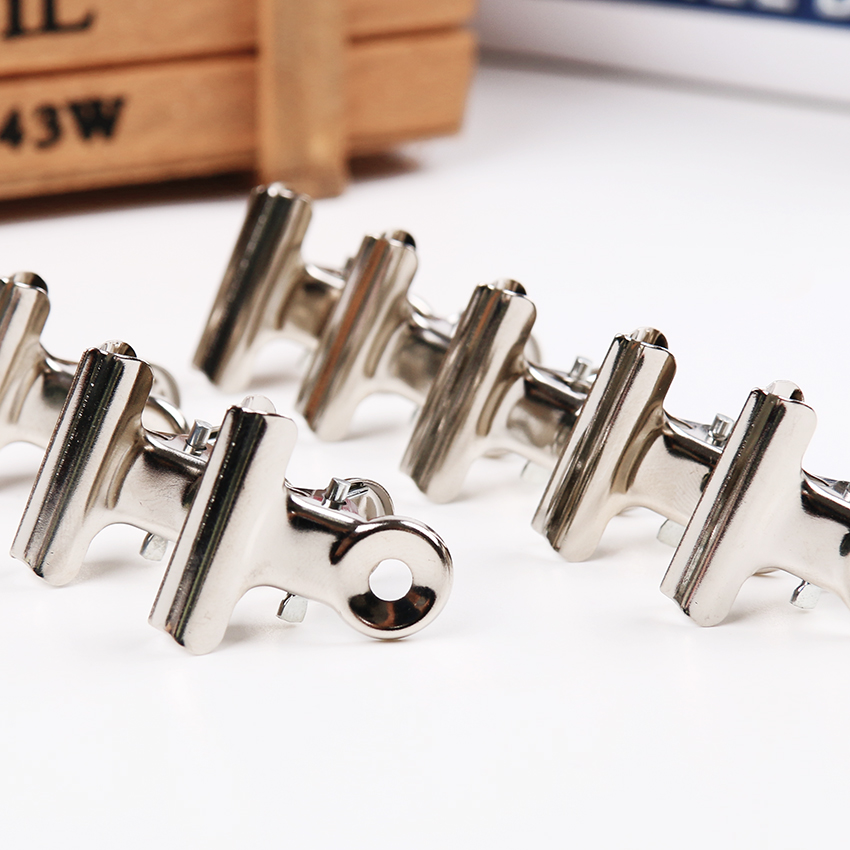 12PCS/set Mini Bulldog Clips Letter Clips Stainles... – Grandado