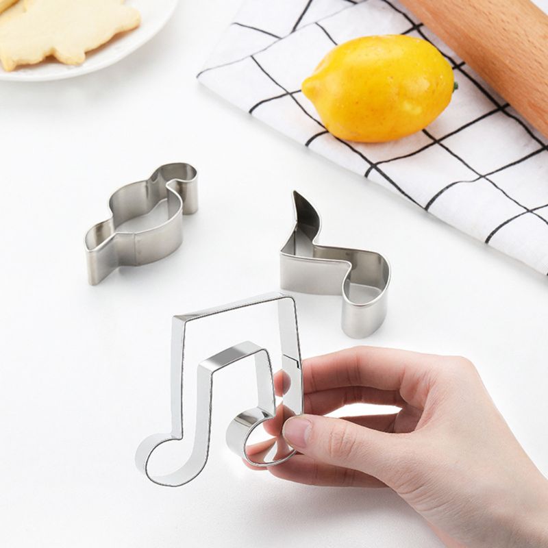 8 Styles Musical Notes Cookie Cutter Mold Stainles... – Grandado