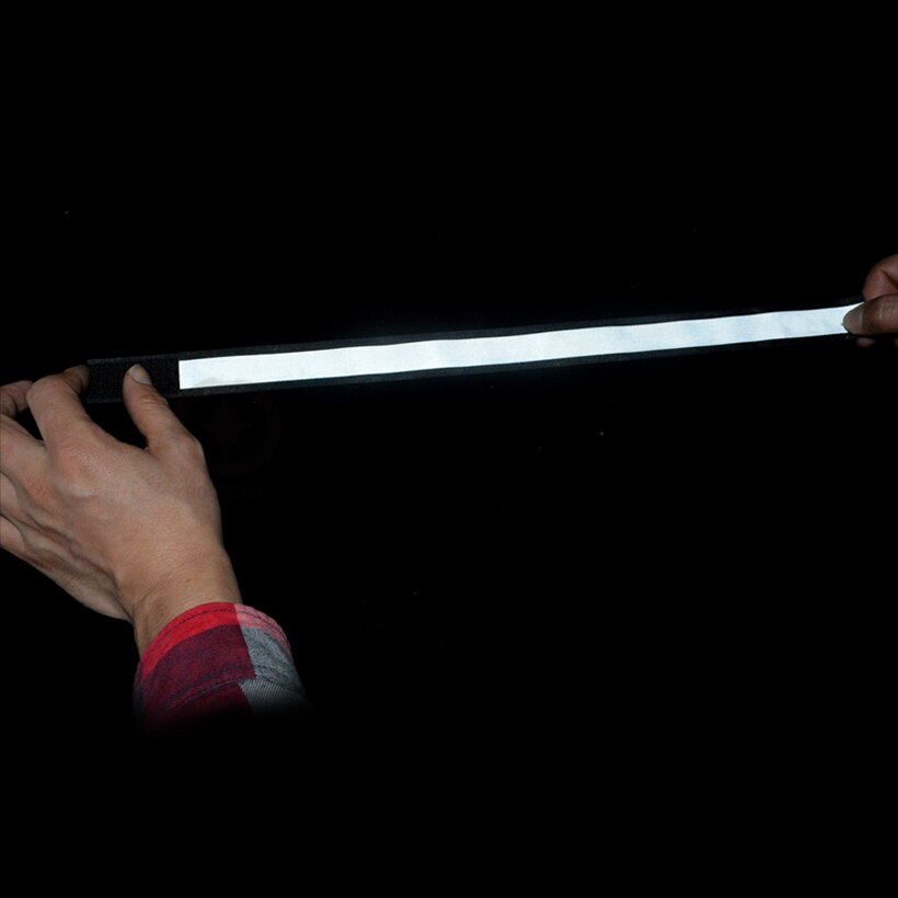 2pieces/lot Black reflective nylon slap wrap for o... – Vicedeal