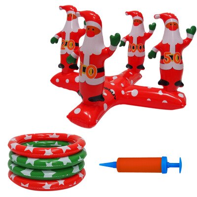 Ring Toss Game Inflatable Christmas Tree/ Santa Cl... – Grandado