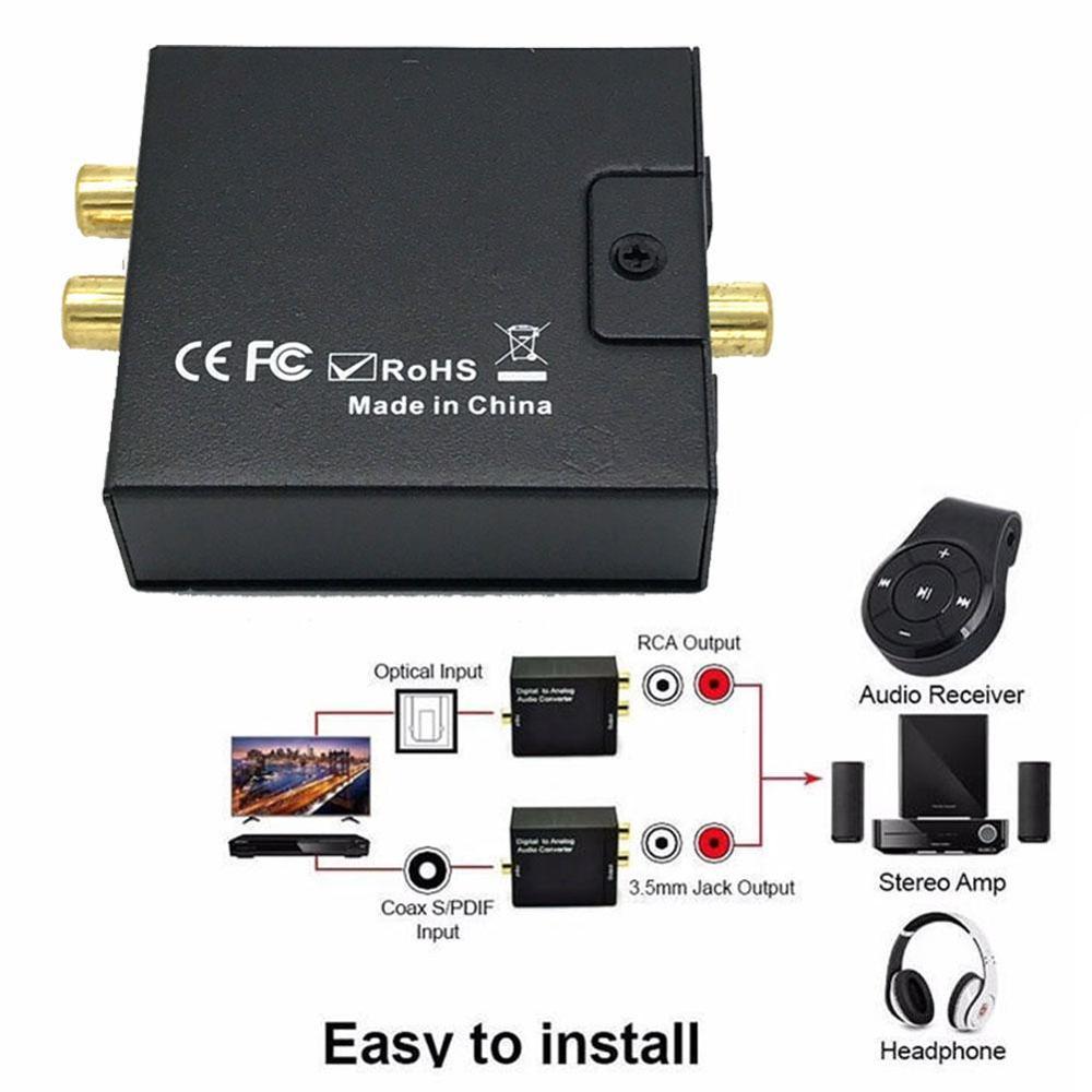 Optical Digital Stereo Audio SPDIF Toslink Coaxial... – Grandado