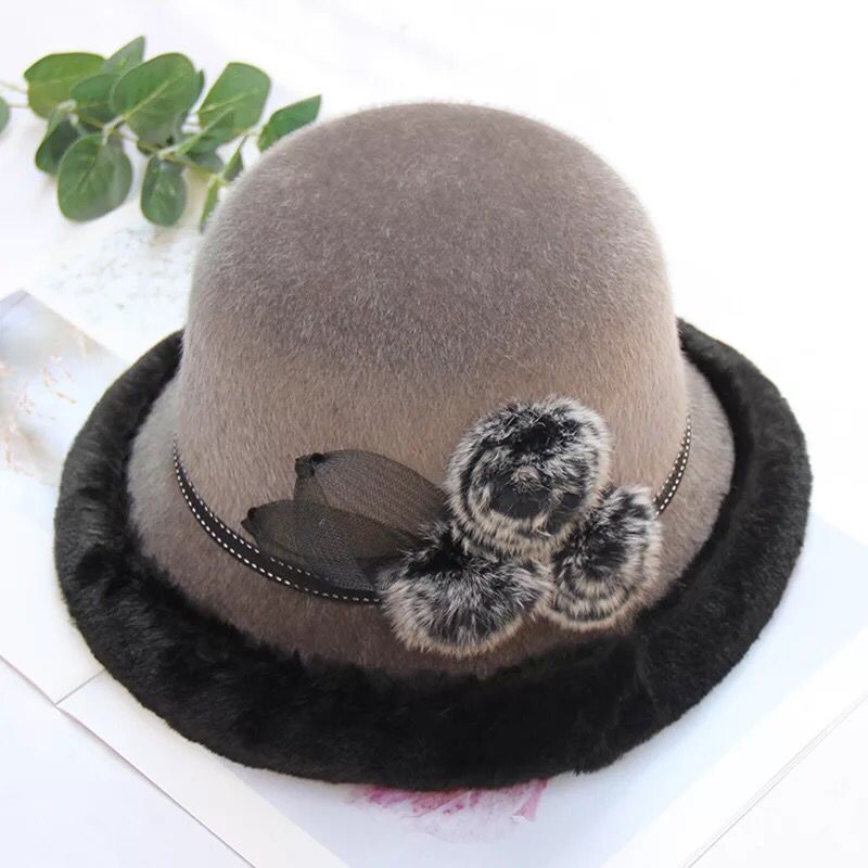 winter Classic wool top hat formal Steampunk Felt ... – Grandado