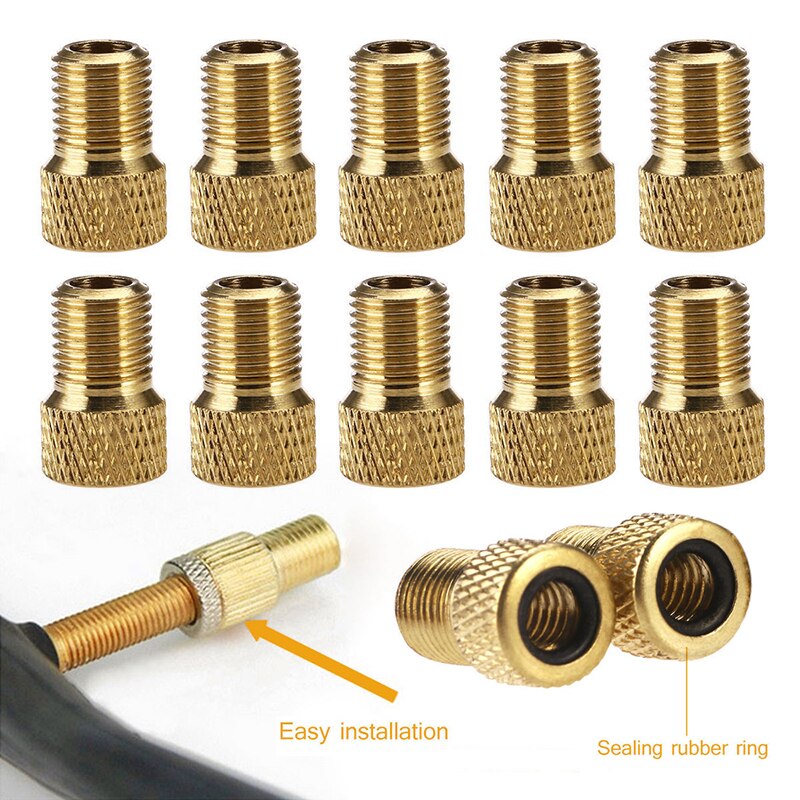 10Pcs Fiets Valve Adapter Converter Sclaverand (Sv... – Vicedeal