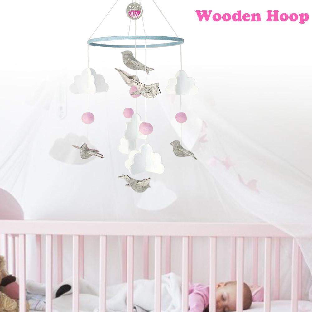 1 PCS Baby Crib Felt Ball Musical Mobile Rattle In... – Grandado