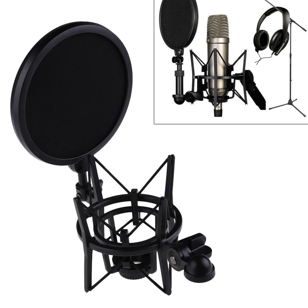 Microphone Mic Shock Mount Holder with Shield Filt... – Grandado