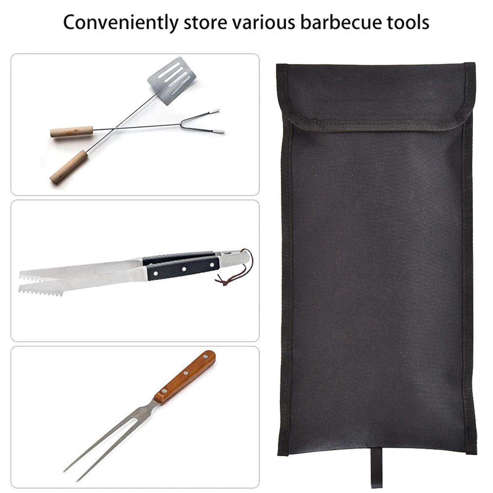 BBQ Tool Storage Bag Grilling Tools Holder for Pic... – Grandado