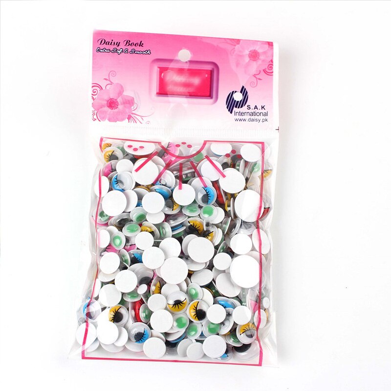 Plastic Eyeball Eyes Scrapbook with Adhesive stick... – Grandado