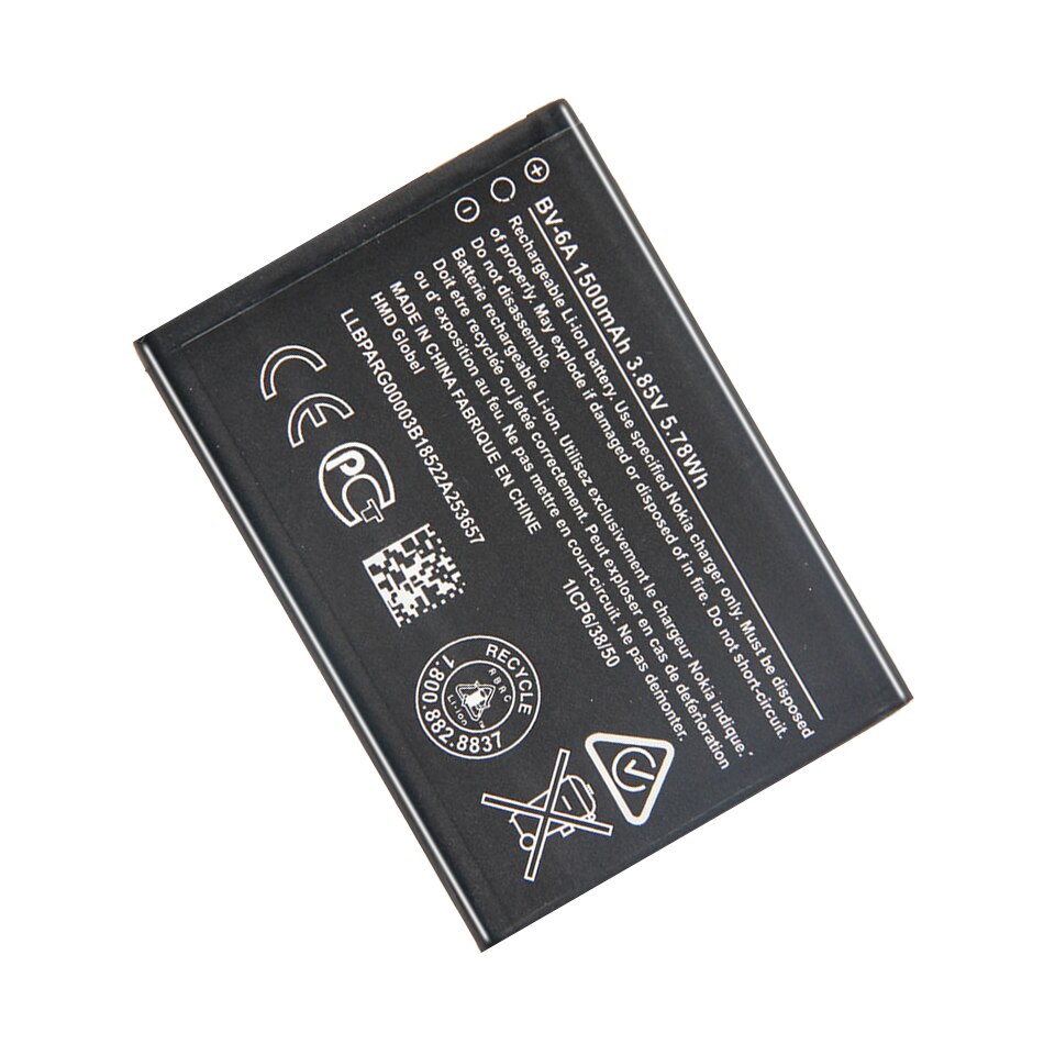 BV-6A Battery 1500mAh for Nokia Banana 2060 3060 5... – Vicedeal