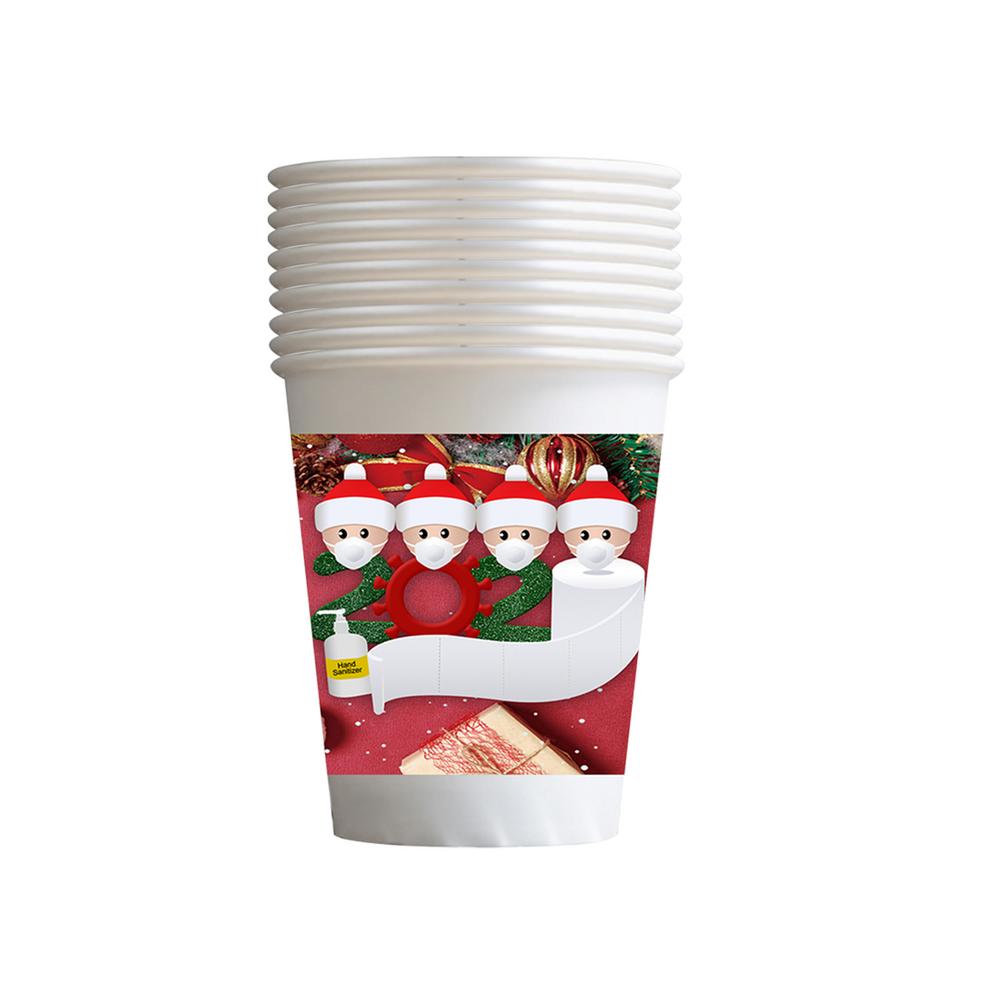 10 st jul engångspapper koppar 9oz jul familj kaff... – Grandado