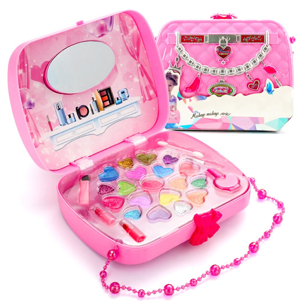Girls Make Up Set Toys Pretend Play Cosmetic Bag B... – Vicedeal