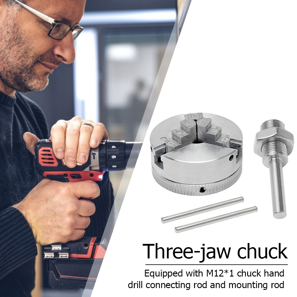 Z011 Metal 3 Jaws Manual Lathe Chuck With Turning ... – Vicedeal
