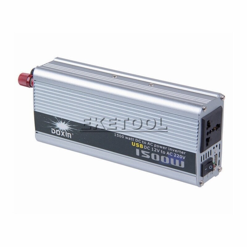 1500W Converter Transformer 12V DC to 220V AC Port... – Vicedeal