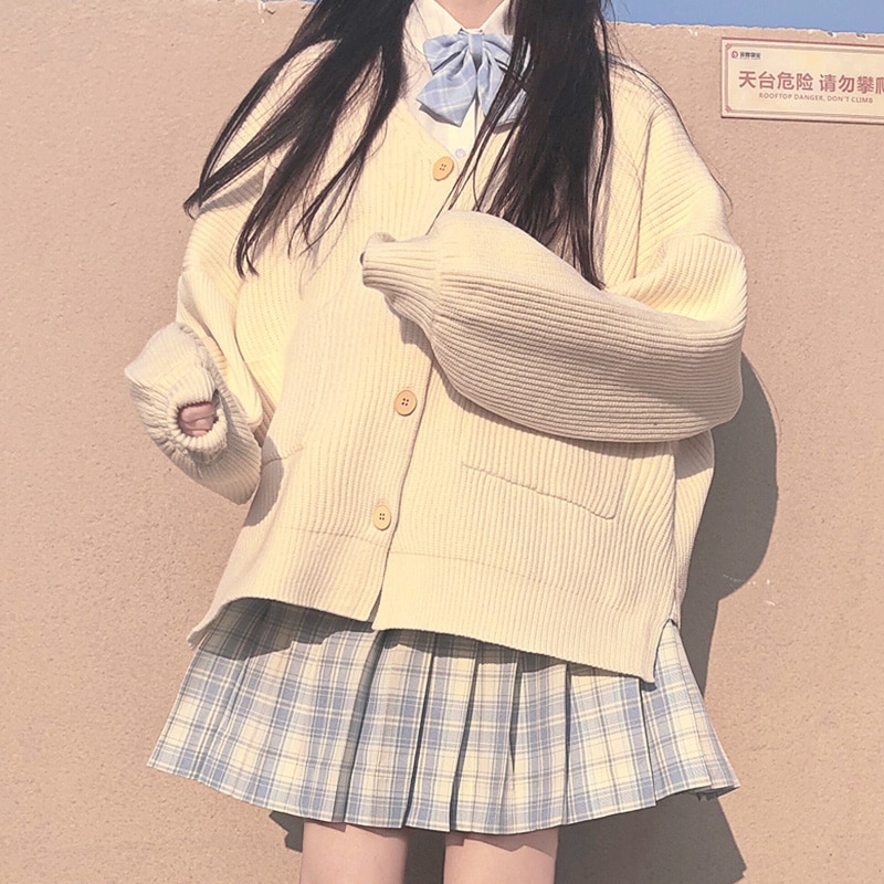 JK Uniform Autumn Suit Female College Style Long-S... – Grandado