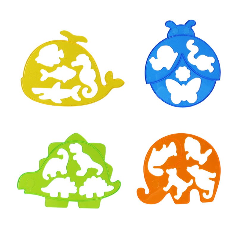 Plastic Painting Template Animal Drawing Boards Le... – Grandado