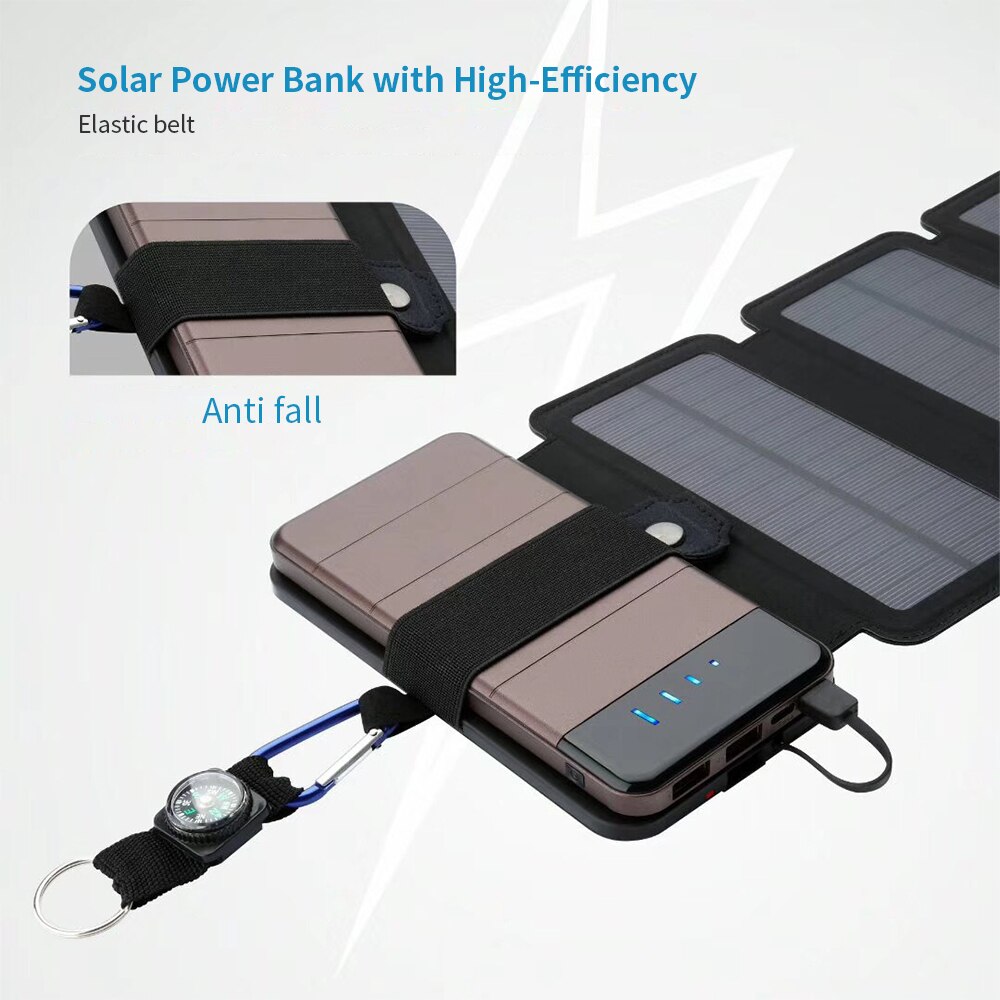 Portable Folding Solar Charger Cells 12W Outdoor S... – Grandado