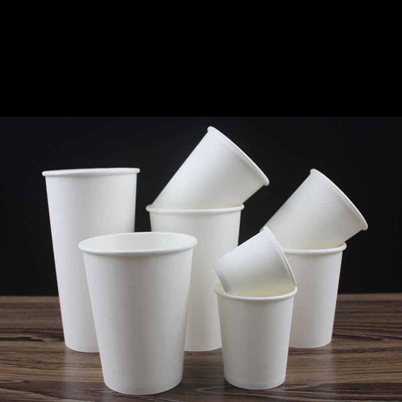 100pcs White disposable coffee cup 2oz 50ml small ... – Vicedeal
