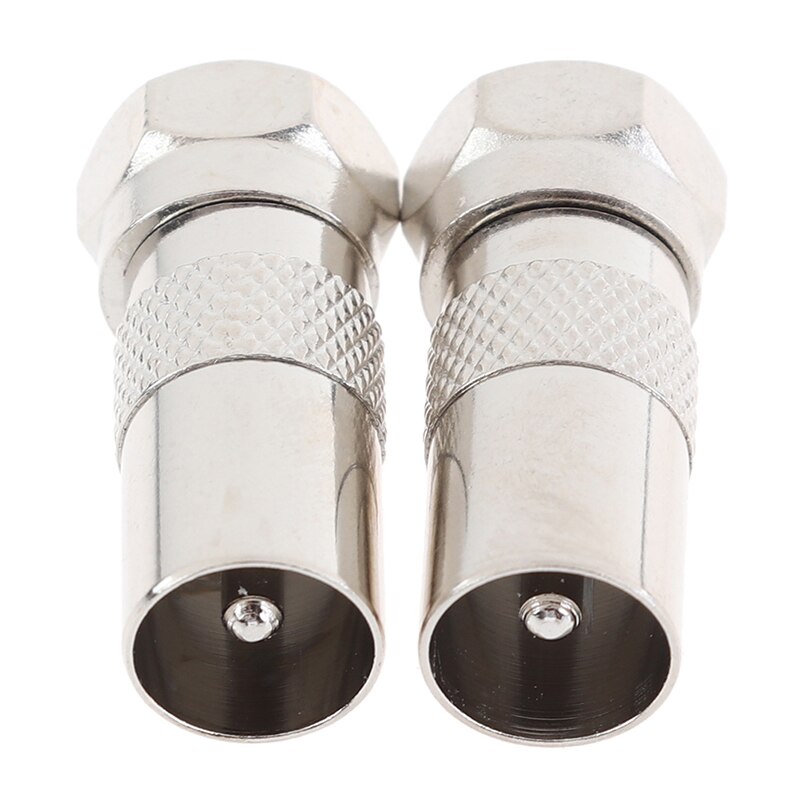 2 Stuks F Type Man Plug Connector Socket Om Rf Coa... – Vicedeal