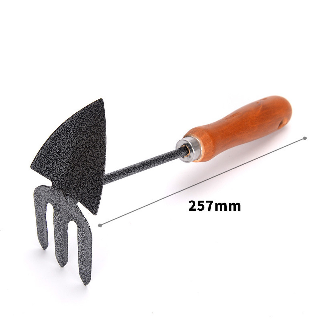 1Pcs Schop Hark Houten Handvat Metal Head Tuingere... – Grandado