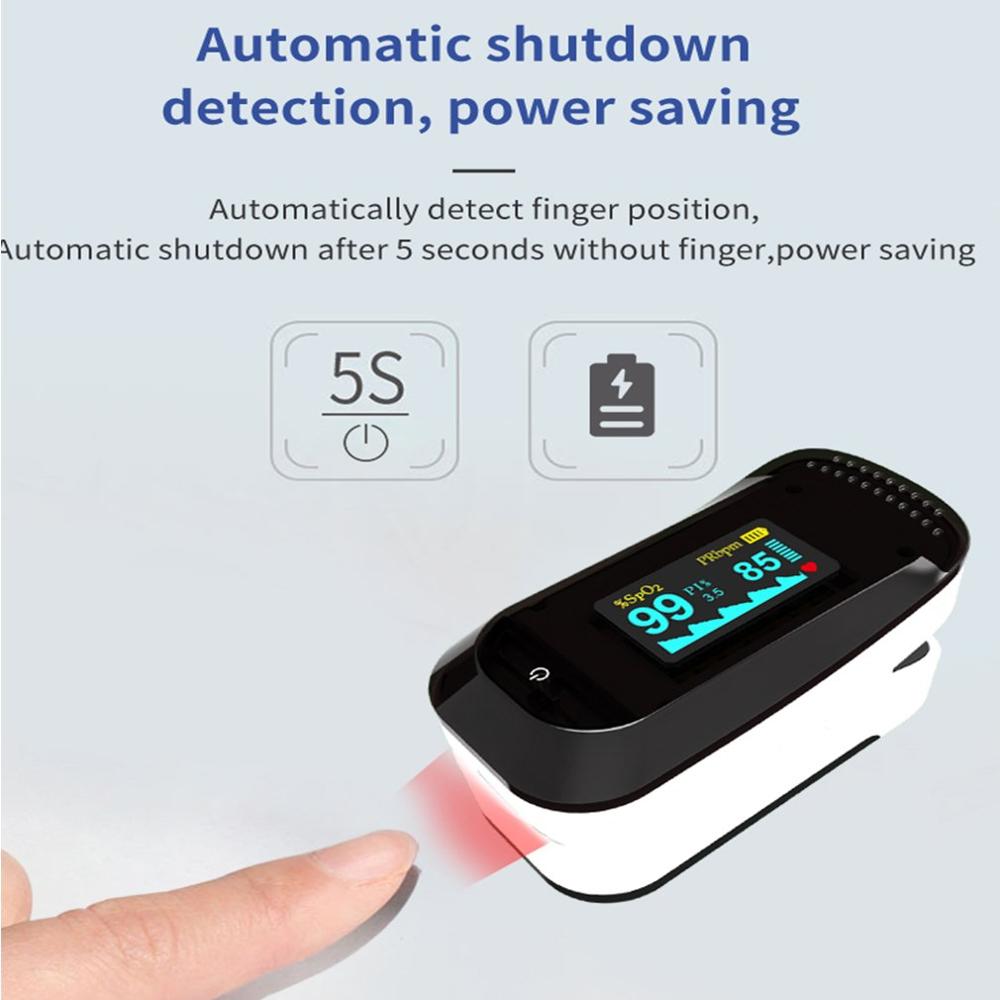 DS103 Portable Fingertip Pulse Oximeter Automatic ... – Grandado