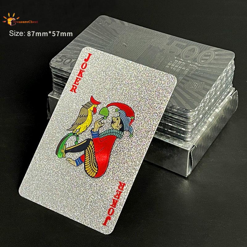 24k guld spillekort plast poker spil vandtæt spill... – Grandado